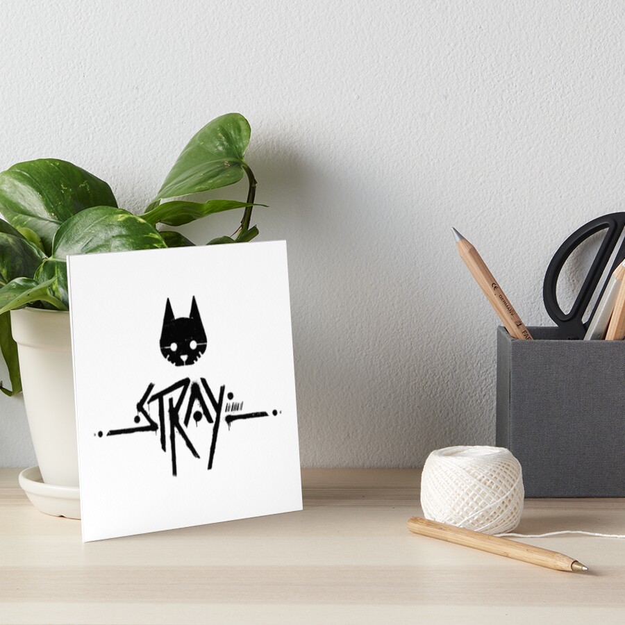 "Stray Cat Game ,stray logo" Art Board Print for Sale by Zoon-shop ...