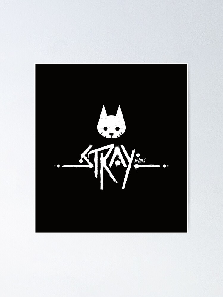 "Stray Cat Game ,stray logo" Poster for Sale by Zoon-shop | Redbubble