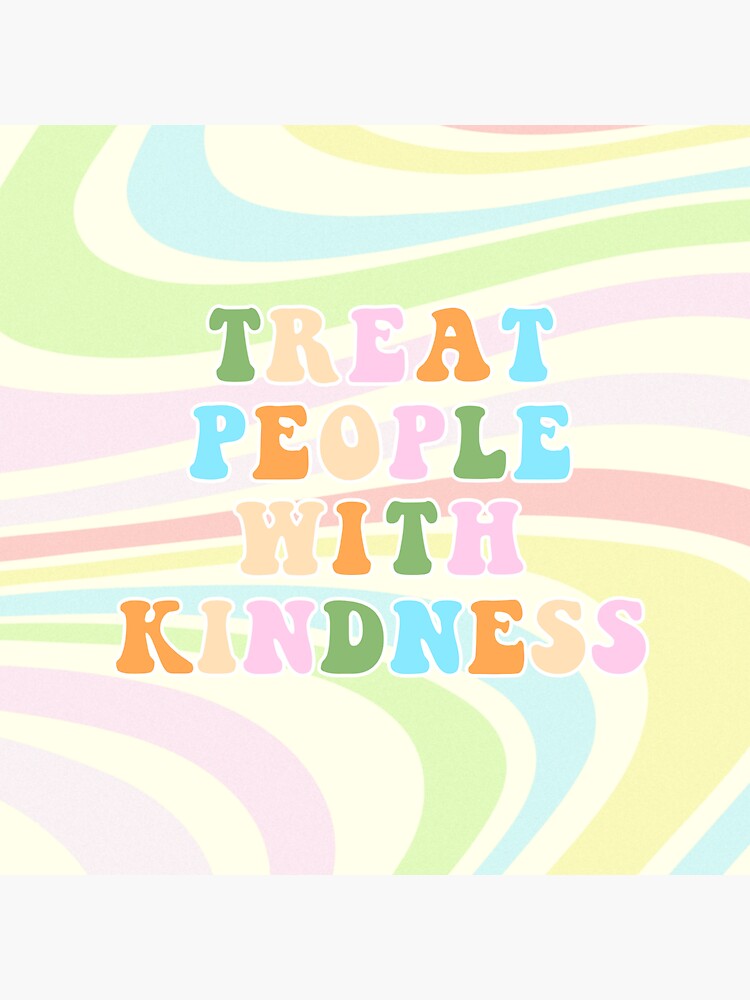 "Treat People With Kindness - Harry Styles (Version 1)" Sticker for ...