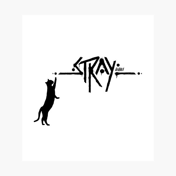 "Stray Cat Game ,stray logo" Photographic Print for Sale by Zoon-shop ...