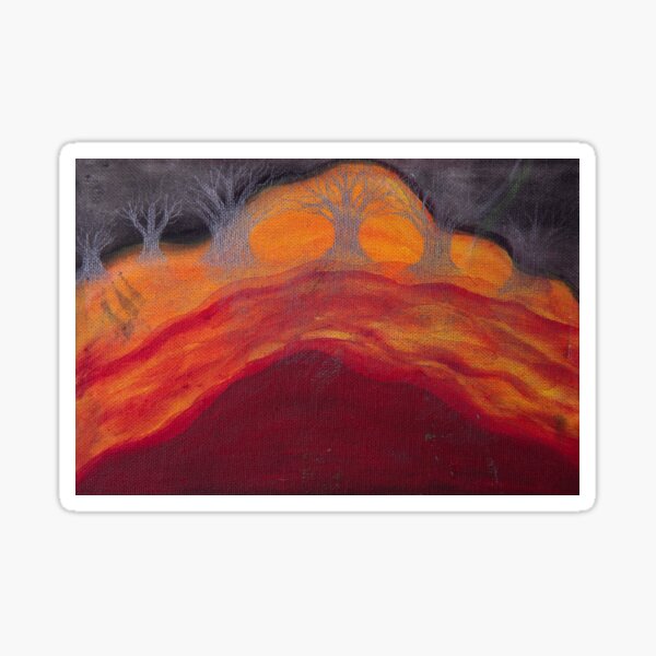 "African style fabric molten lava" Sticker for Sale by RuthlauraMiller ...