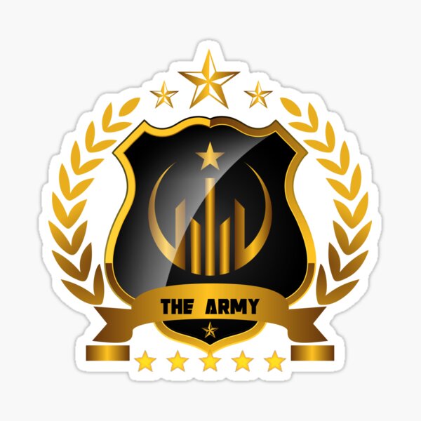 "Armies logo make a gift to your Soldier frinds!" Sticker for Sale by ...