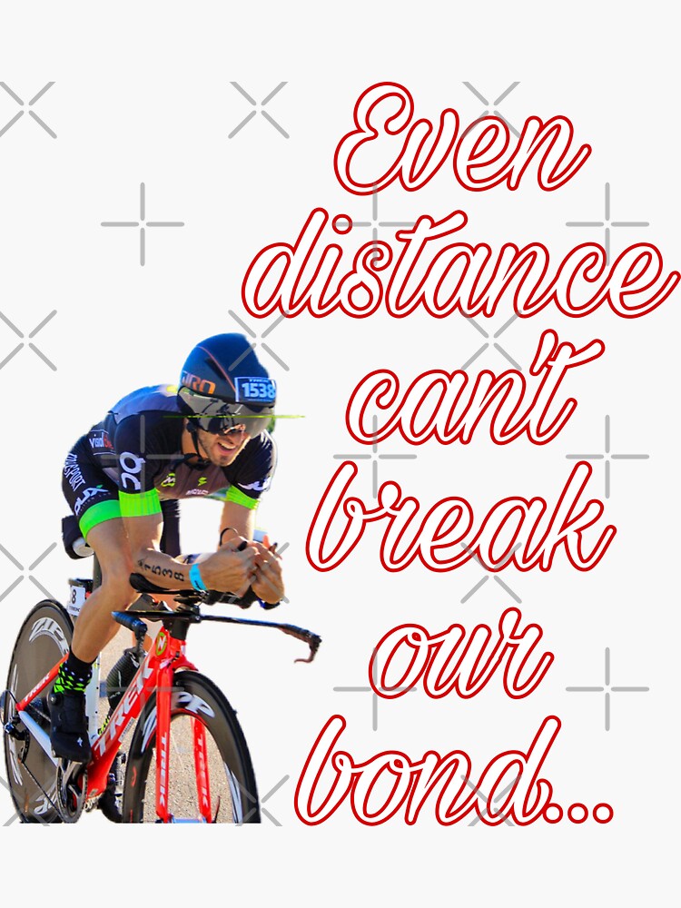 "e bike Even distance can't break our bond..." Sticker for Sale by ...