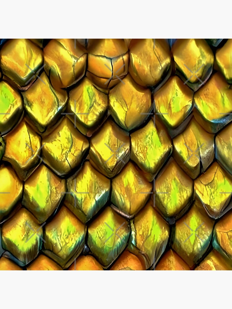 "Dragon Skin (Gold)" Poster for Sale by FroztyArt | Redbubble