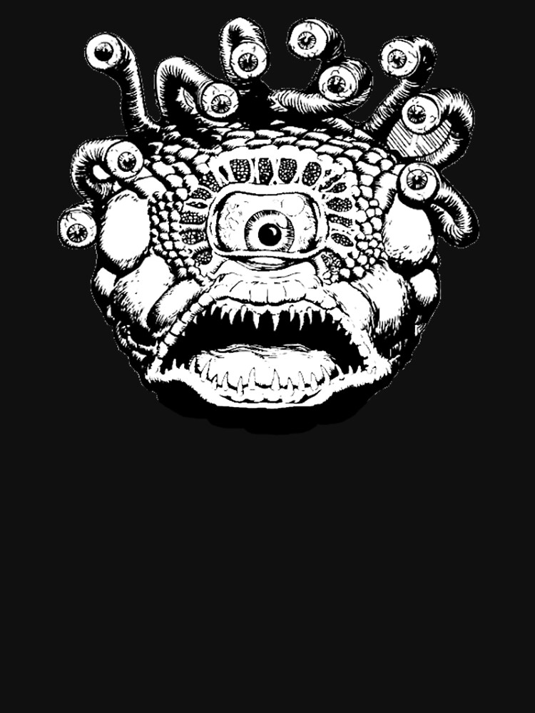 "Old School DND Beholder" T-shirt for Sale by GalacticVintage ...