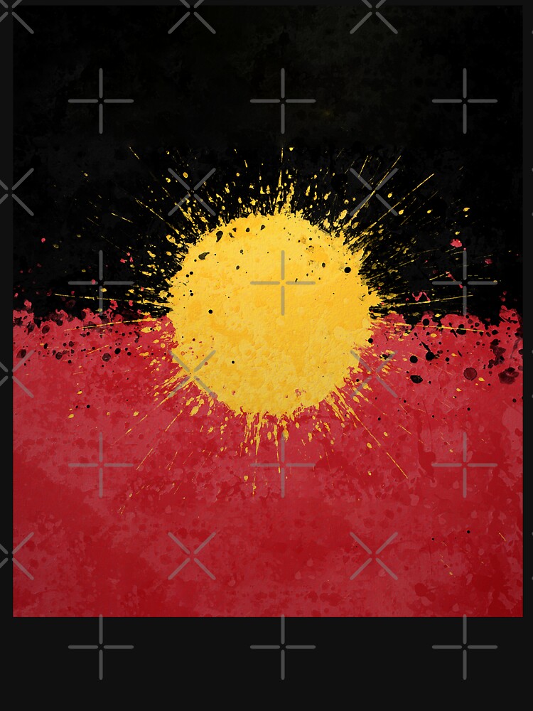 "Abstract Australian Aboriginal Flag Art, Australian Aboriginal Flag ...