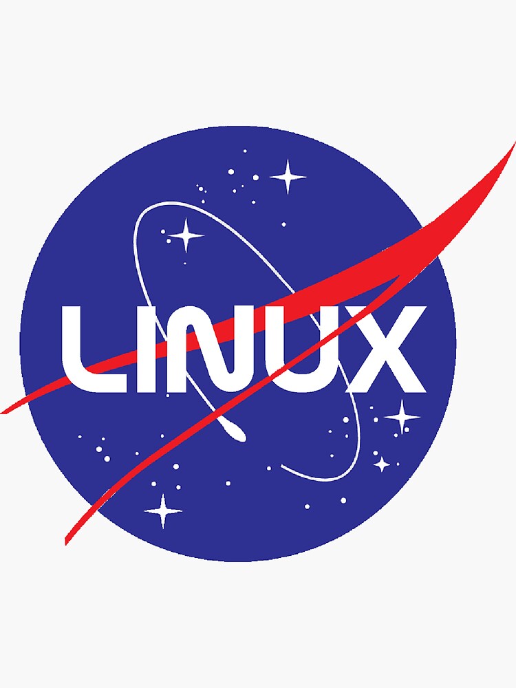 "NASA Linux Logo" Sticker for Sale by tinydata | Redbubble