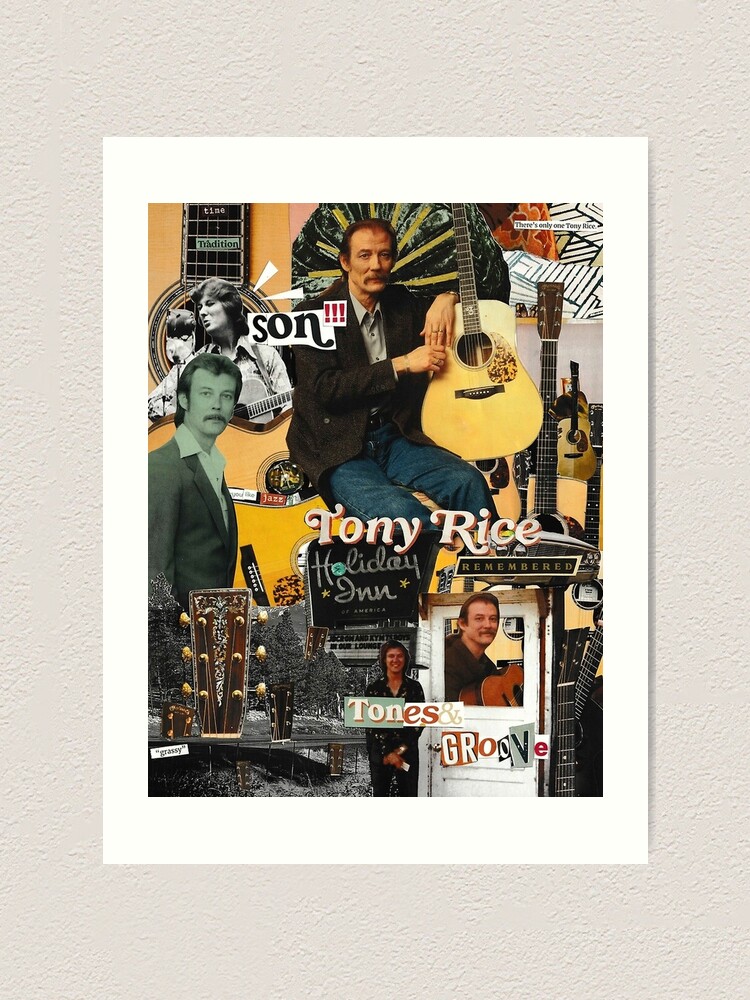 "Tony Rice - remembered " Art Print for Sale by AviannaKharte | Redbubble