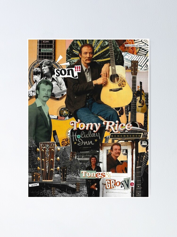 "Tony Rice - remembered " Poster for Sale by AviannaKharte | Redbubble
