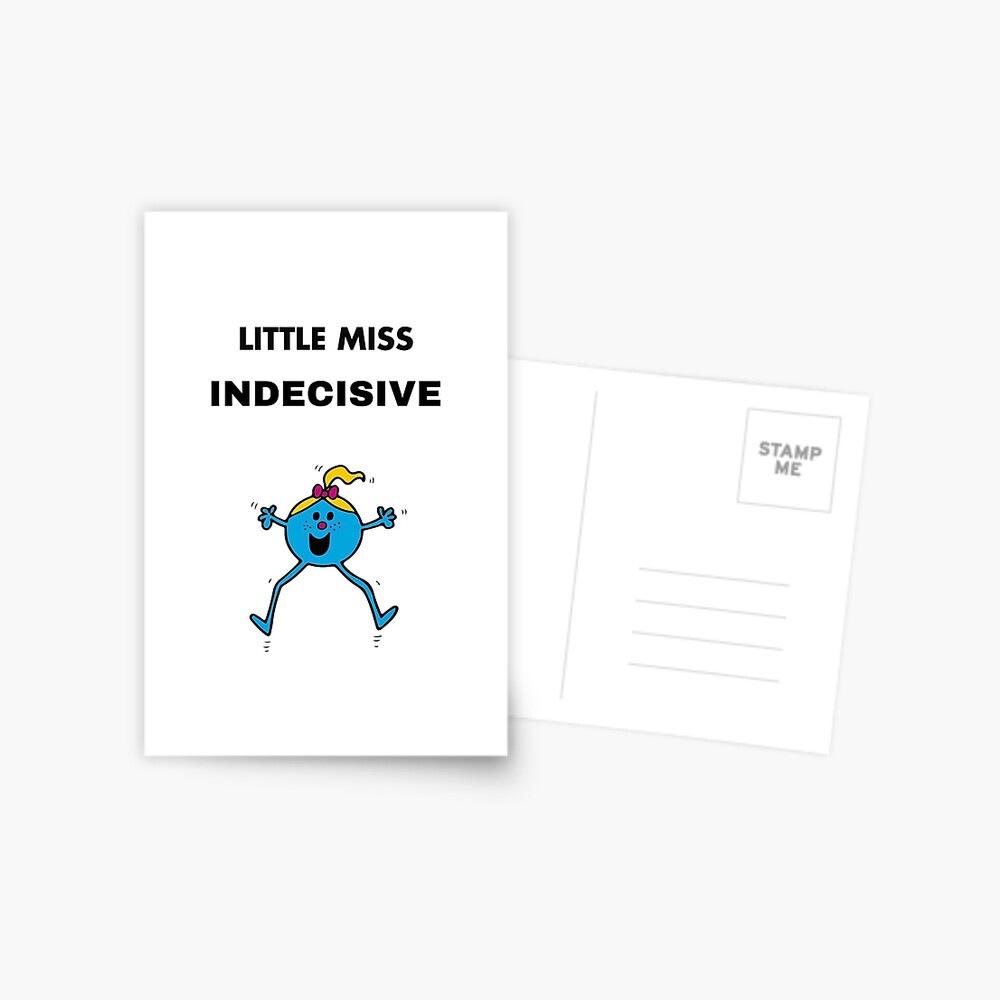 "Little Miss Indecisive" Sticker for Sale by peczelyt | Redbubble