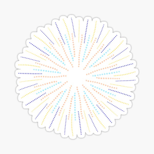 "Fireworks" Sticker for Sale by TheAnitaWay | Redbubble
