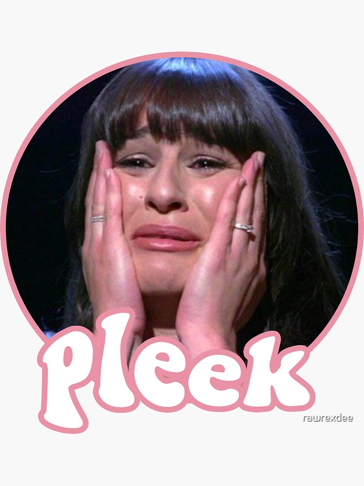"pleek... pleek" Sticker for Sale by rawrexdee | Redbubble