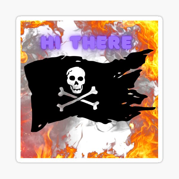 "Hi there " Sticker for Sale by Alzayer091 | Redbubble