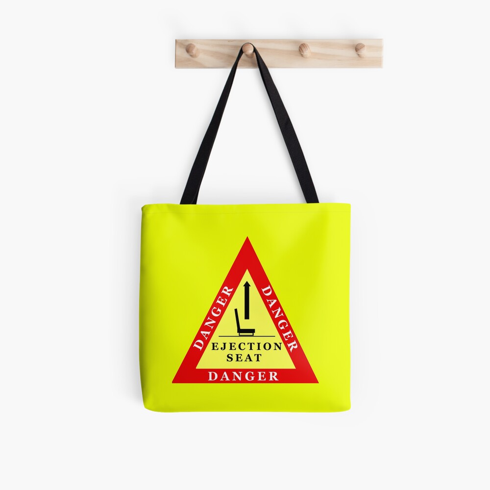 "Danger Ejection Seat Fighter Jet Warning Triangle" Sticker for Sale by ...