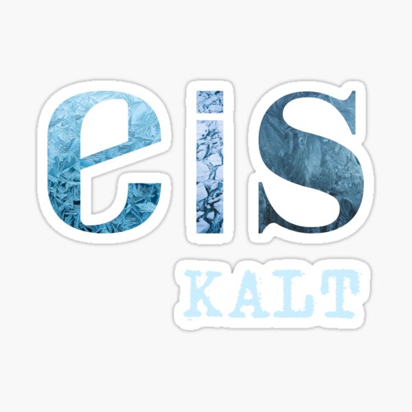 "ice cold design" Sticker for Sale by Dkaat2013 | Redbubble