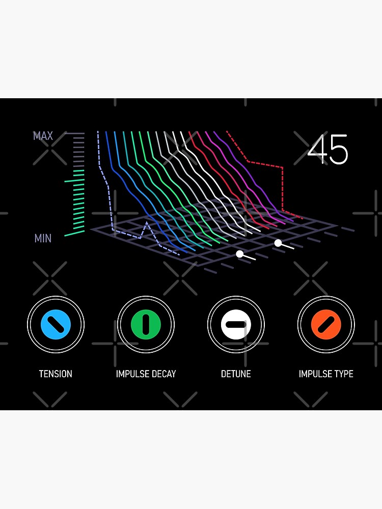 "OP-1 Synthesizer Screen: Strings" Poster for Sale by AtomicMalibu ...