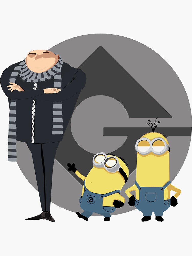 "Minion" Sticker for Sale by STIATCH | Redbubble