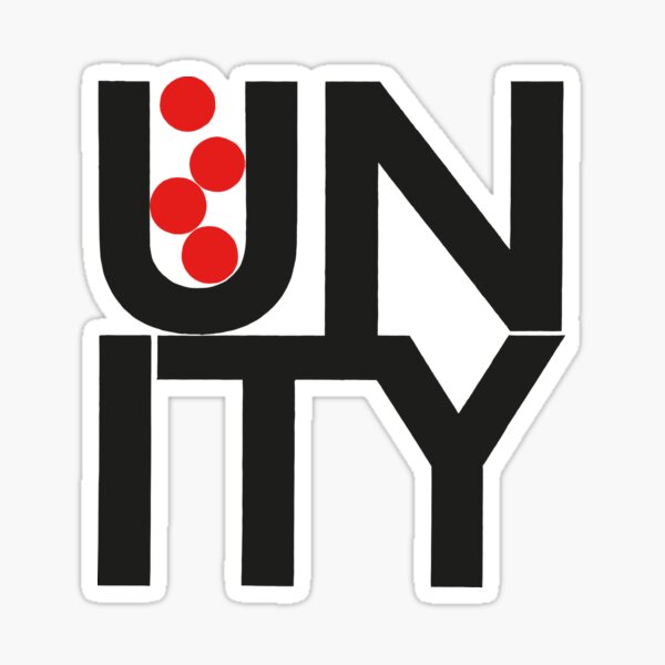 "UNITY" Sticker for Sale by philster741 | Redbubble