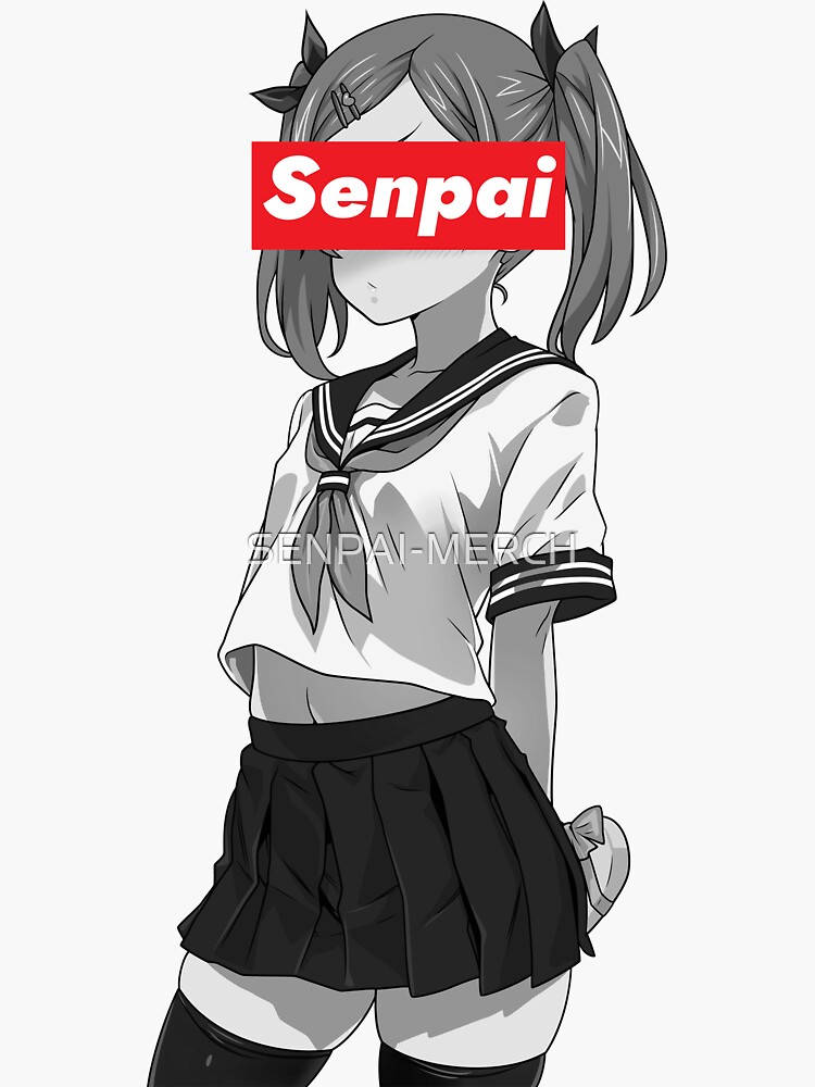 "Senpai Edition" Sticker for Sale by SENPAI-MERCH | Redbubble