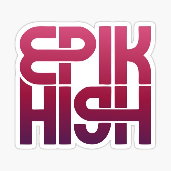 "High-Logo" Sticker for Sale by Jinikasil | Redbubble