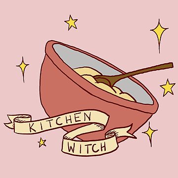 "Kitchen Witch" Sticker for Sale by FragilePanda | Redbubble