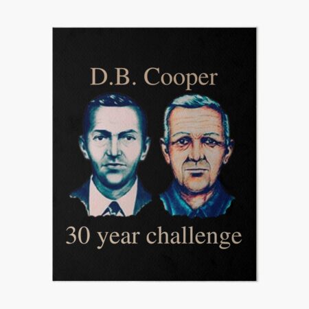 "D.B. Cooper FBI Wanted Photo With Age Progression Funny 30 Year ...