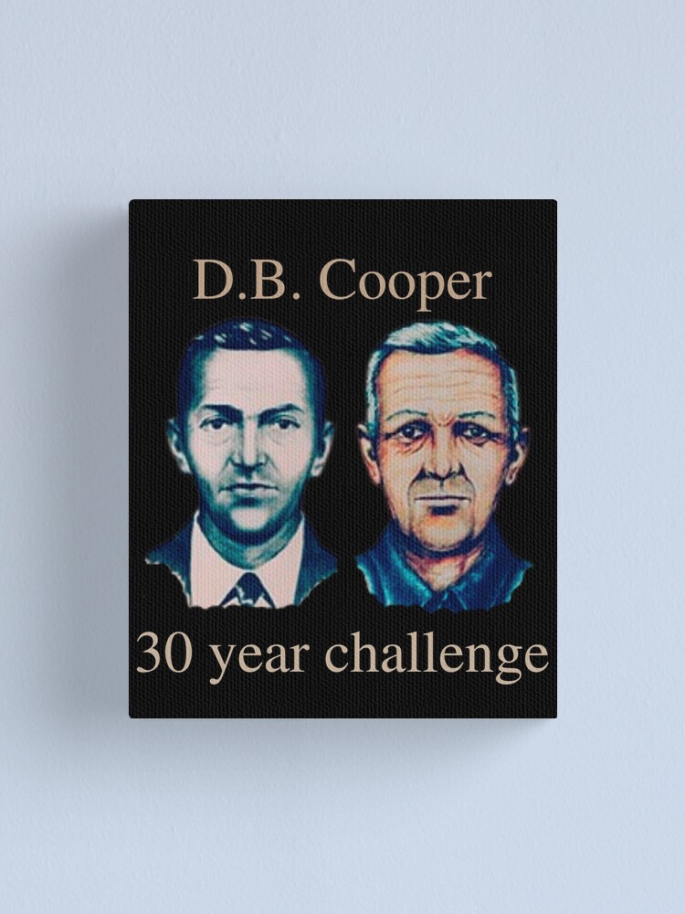 Impression sur toile « D. B. Cooper FBI voulait une photo avec une ...
