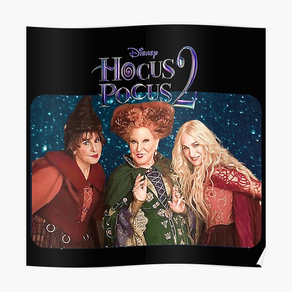 Poster « sac à dos noir hocus pocus 2, le sac à dos sanderson sisters ...