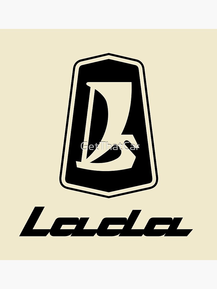 Póster «Logotipo de Lada años 70 (negro)» de GetThatCar | Redbubble
