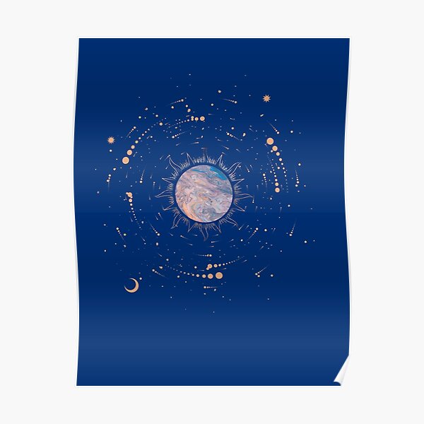 Póster «Fases del sol y la luna» de Nachiteca | Redbubble