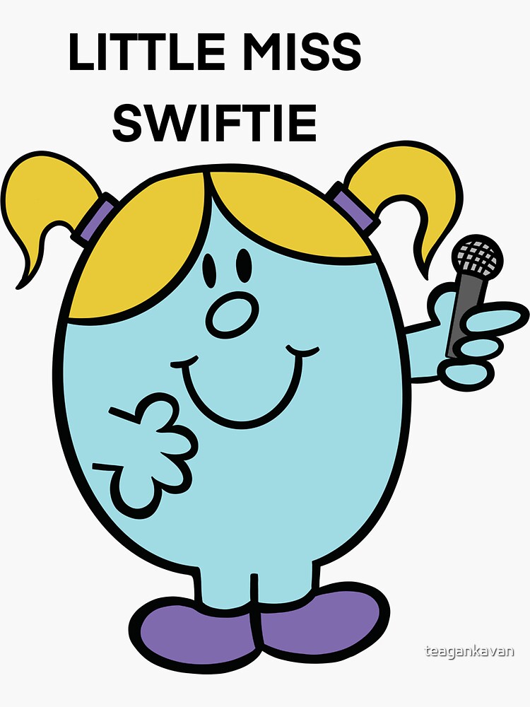 "Little Miss Swiftie" Sticker for Sale by teagankavan | Redbubble