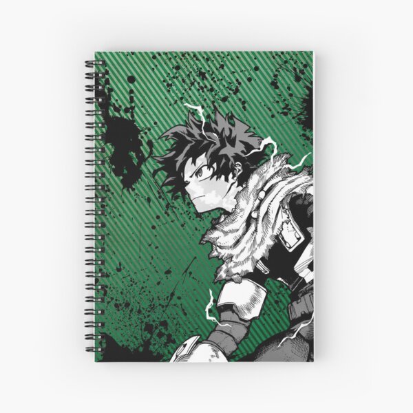 "My Hero Academia Edit - Deku Ready for Battle!" Spiral Notebook for ...