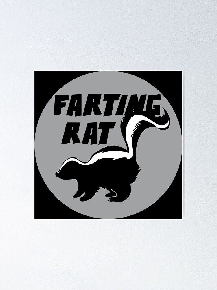 "FARTING RAT" Poster for Sale by abcassent | Redbubble