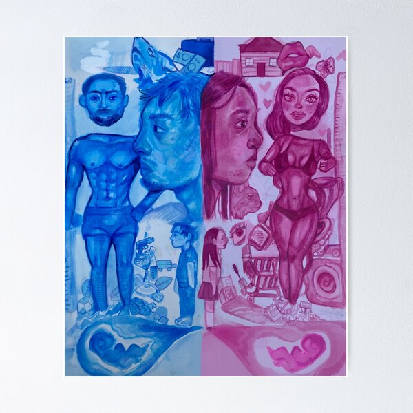 "Gender stereotypes " Poster for Sale by Yulecuteart | Redbubble