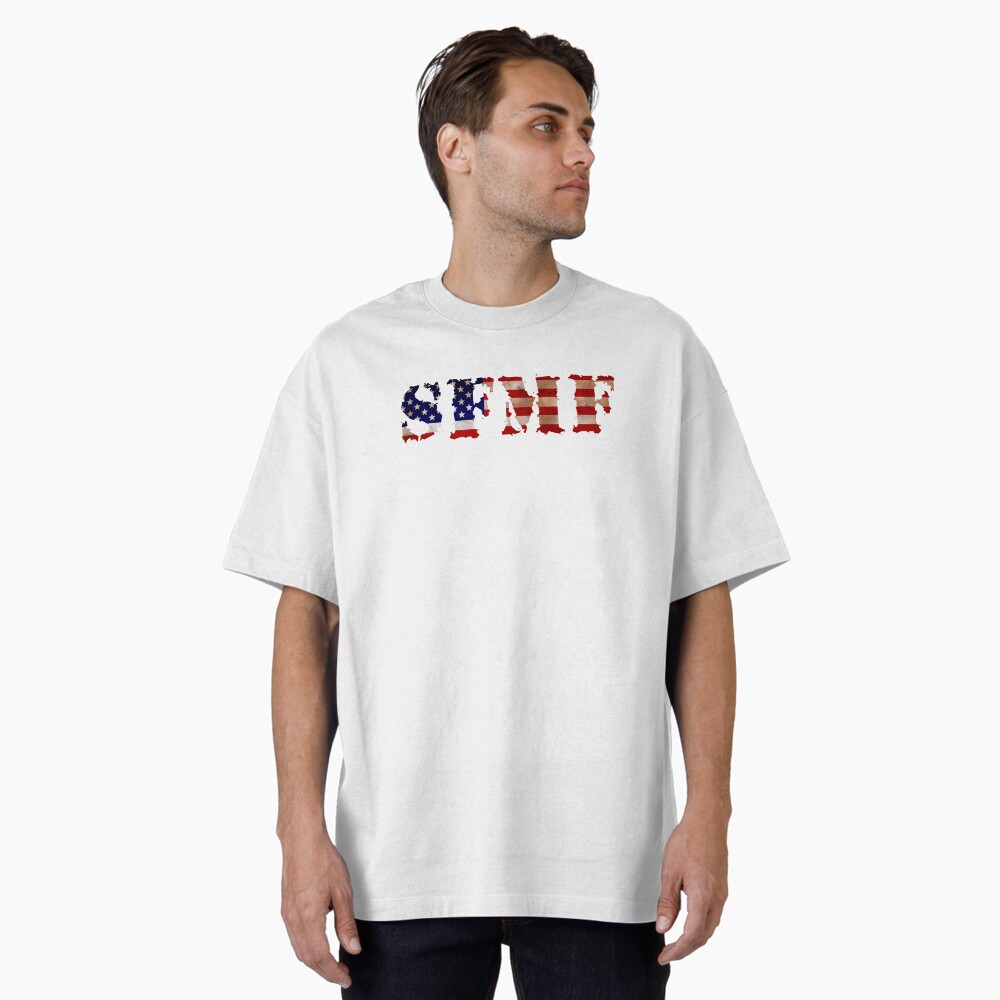 "SFMF T Shirt US Marines USA Flag T-Shirt" Sticker for Sale by ...