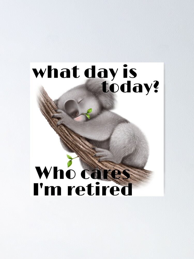 "What Day Is Today Who Cares I'm Retired - Funny Retirement T-Shirt ...