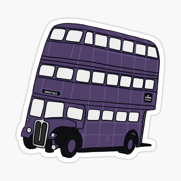 "Knight Bus" Sticker for Sale by katiebackstage | Redbubble
