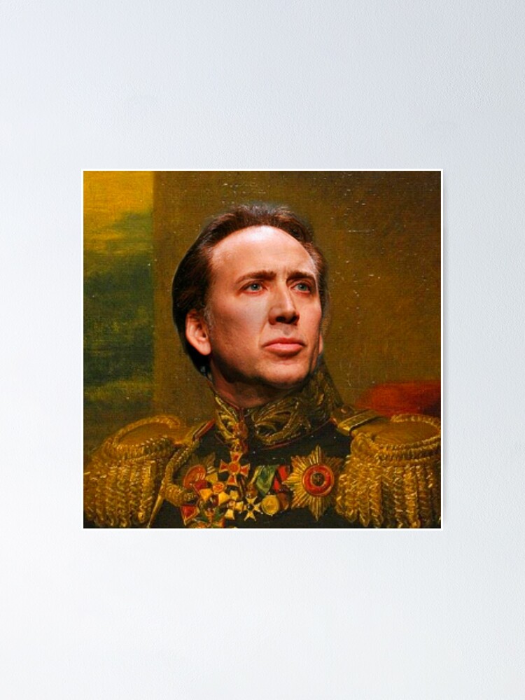 "Nicolas Cage - replaceface" Poster for Sale by osama48 | Redbubble