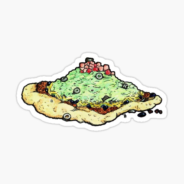 "Fry Bread Taco" Sticker for Sale by TablScraps | Redbubble