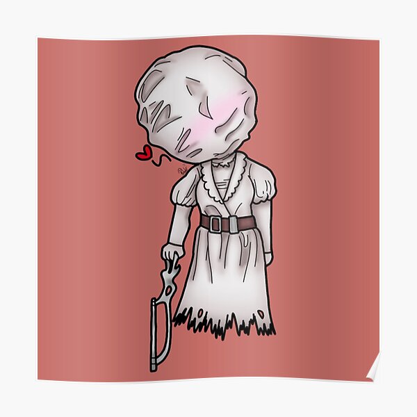 The Nurse Dbd Set Poster For Sale By Potatofluff Redbubble