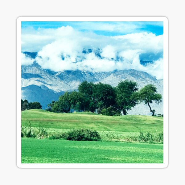 "Scenic Mountains, Rolling Hills, And Dramatic White Clouds" Sticker for Sale by DEC02 | Redbubble