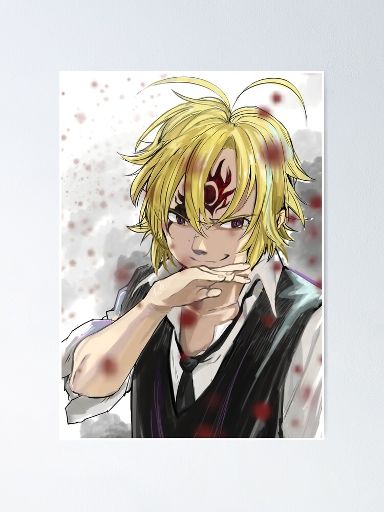 "Meliodas The Seven Deadly Sins Design-Fanart" Poster von valekun ...