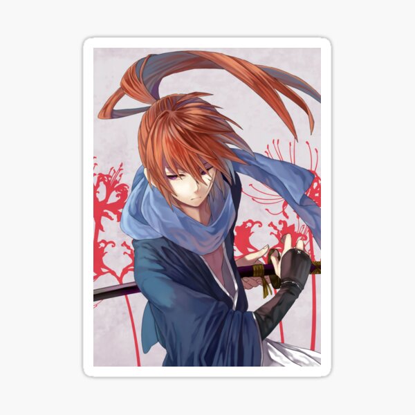 Pegatina «Himura Kenshin Rurouni Kenshin Diseño Fanart» de valekun ...