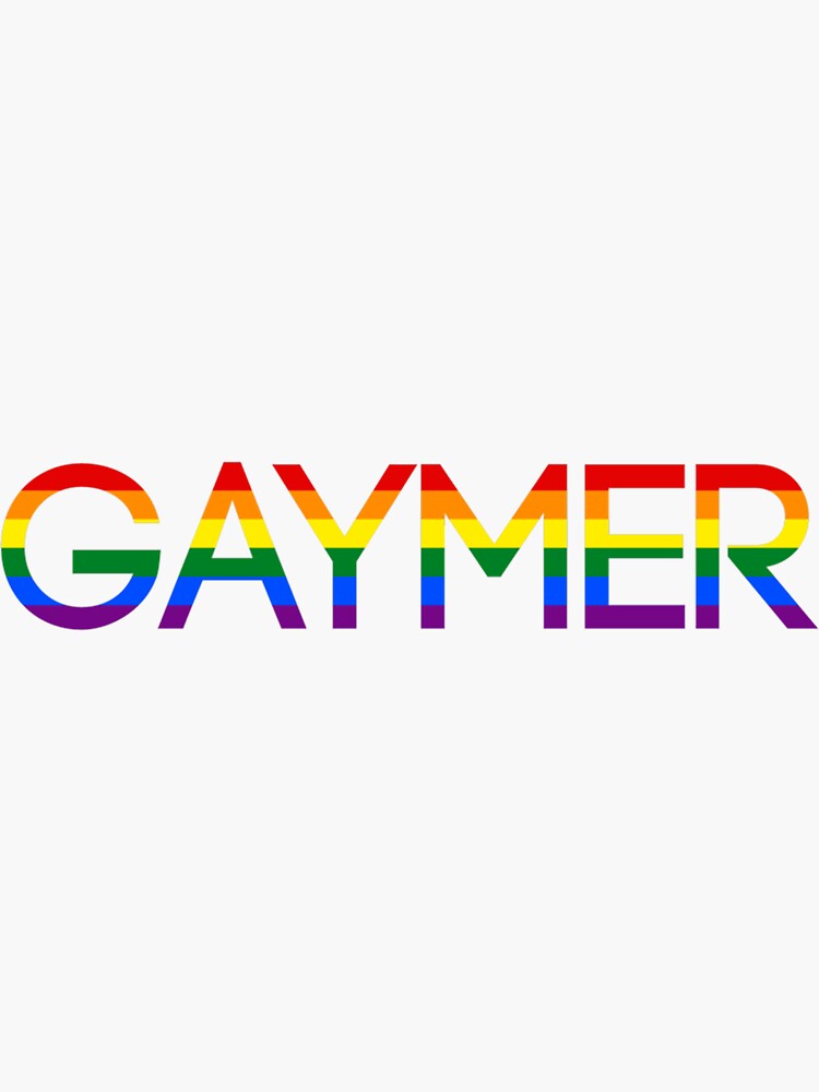 "LGBT Gamer Gaymer Pride" Sticker for Sale by NightNix | Redbubble