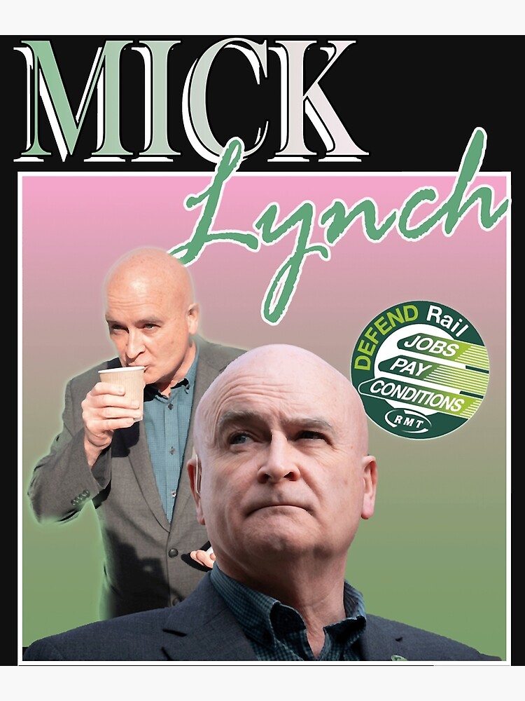 "Rmt general secretary mick lynch" Poster for Sale by christenpelbr ...