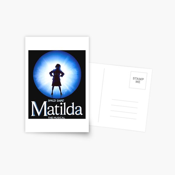 "Roald dahl’s matilda the musical" Postcard for Sale by christenpelbr ...