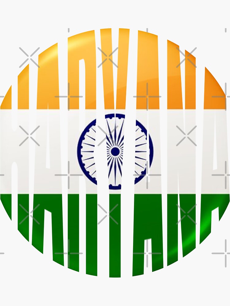 "Haryana India " Sticker for Sale by Trikav | Redbubble