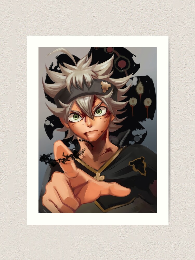 "Asta Black Clover Design Fanart" Art Print for Sale by valekun | Redbubble