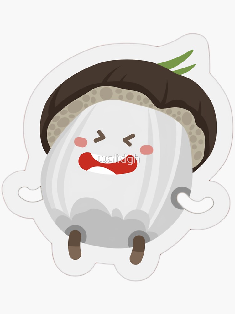 "Grumpy Mushroom,Angry and Crazy Mushroom" Sticker for Sale by walidgh ...