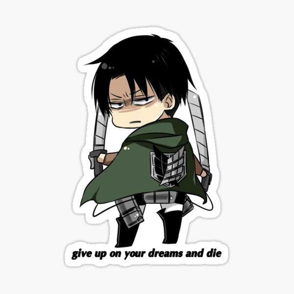 "Levi attack on titan" Sticker for Sale by Donald205 | Redbubble